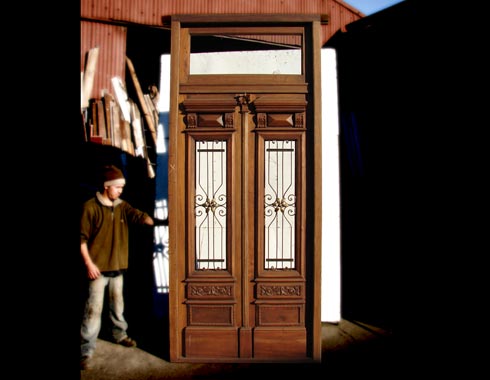 49" Tall Double Front Door with High Relief Details - AMIGHINI ...