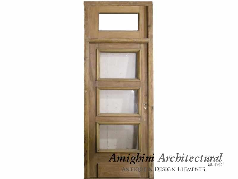 39" Single Glass Door With Transom - AMIGHINI ARCHITECTURAL
